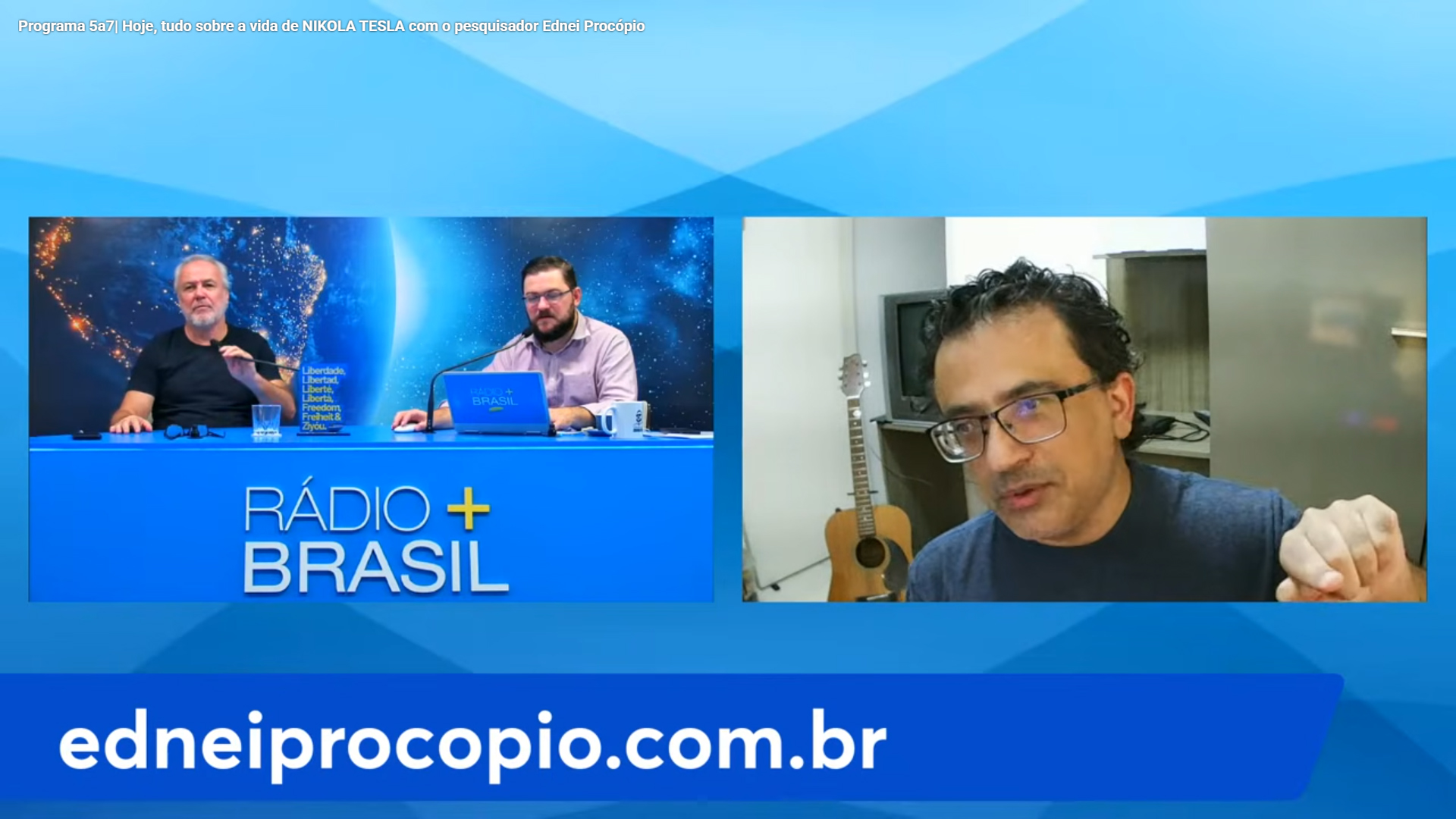 Entrevista de Ednei Procópio ao Programa 5a7 (Rádio + Brasil) - Ednei ...